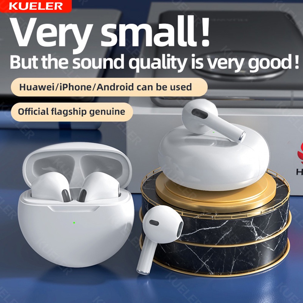 Jual Pro 6 TWS Bluetooth Earphone Android with Microphone HiFi Stereo ...