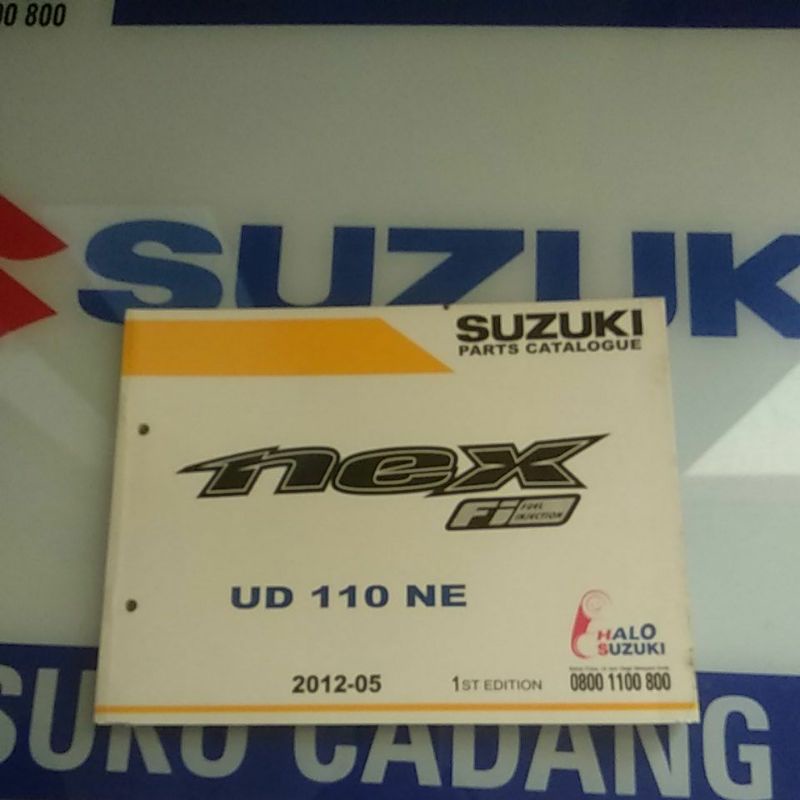 Jual SUZUKI NEX FI PARTS CATALOGUE/ buku katalog part suzuki nex ...