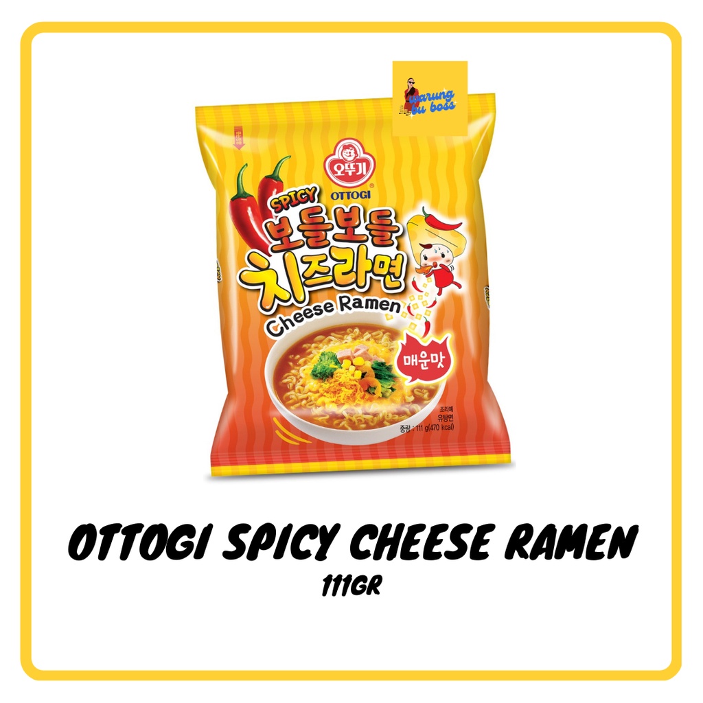 Jual Ottogi Ramen Jin Ramen Cheese Ramen Spicy Cheese Sesame Ramen ...