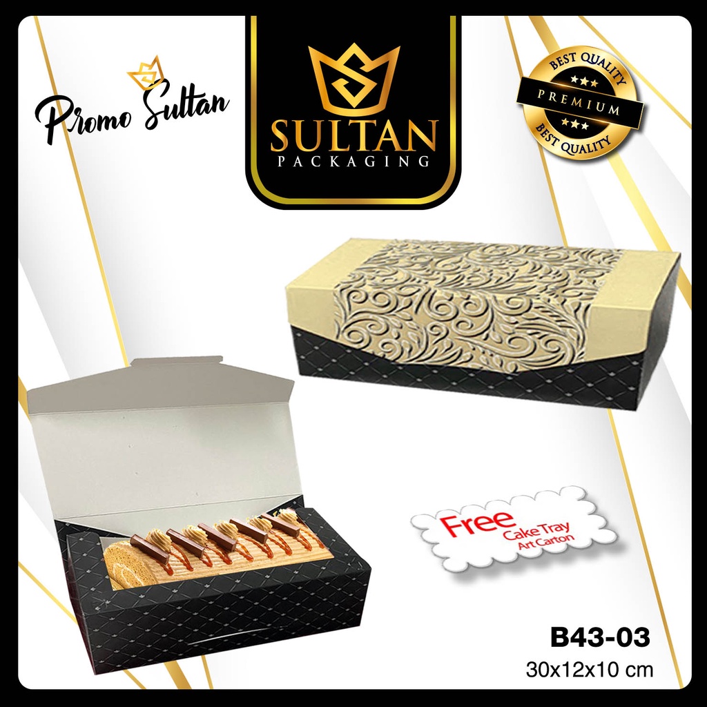Jual Cake Box - Kotak Kue Bolu - Kemasan Makanan Motif Batik - B42 ...