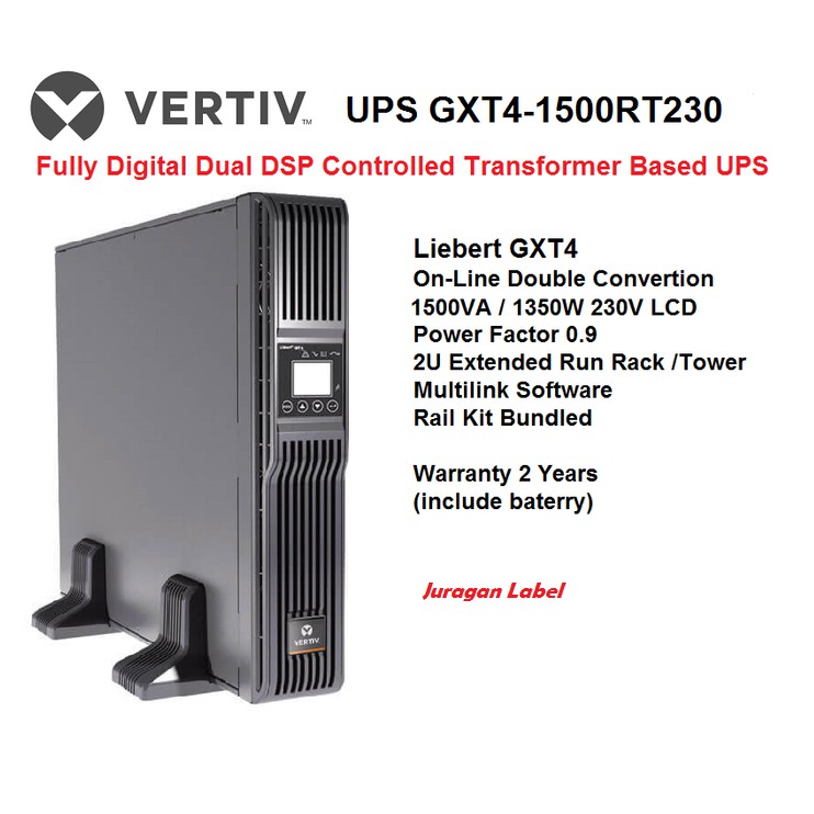 Jual UPS GXT4-1500RT230 VERTIV Liebert GXT4-1500 RT230 Stabilizer EMERSON | Shopee Indonesia