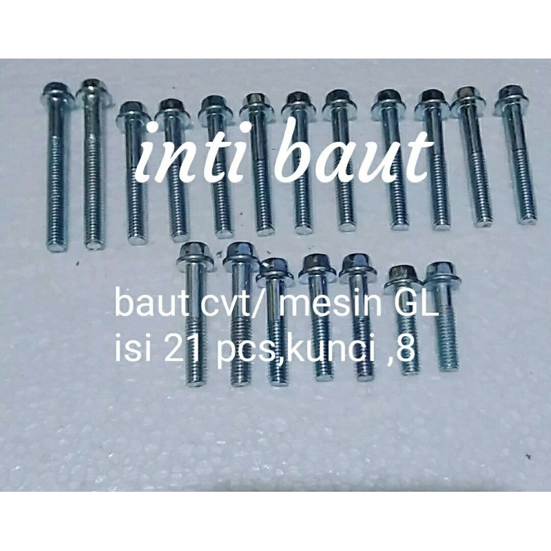 Jual baut cvt baut blok mesin Honda GL isi 21 pcs | Shopee Indonesia