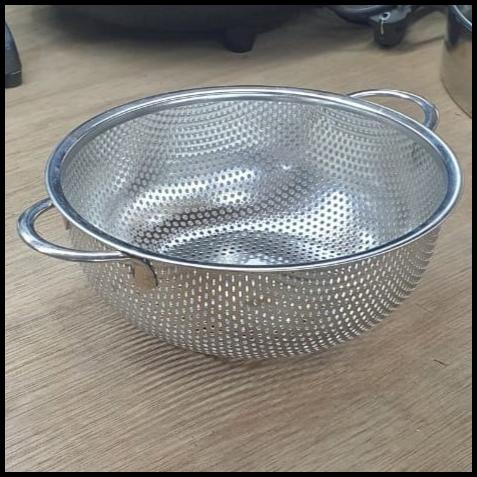 Jual Sangku Buah 2 Kuping 28,5Cm/Baskom Bolong/Keranjang Stainless ...