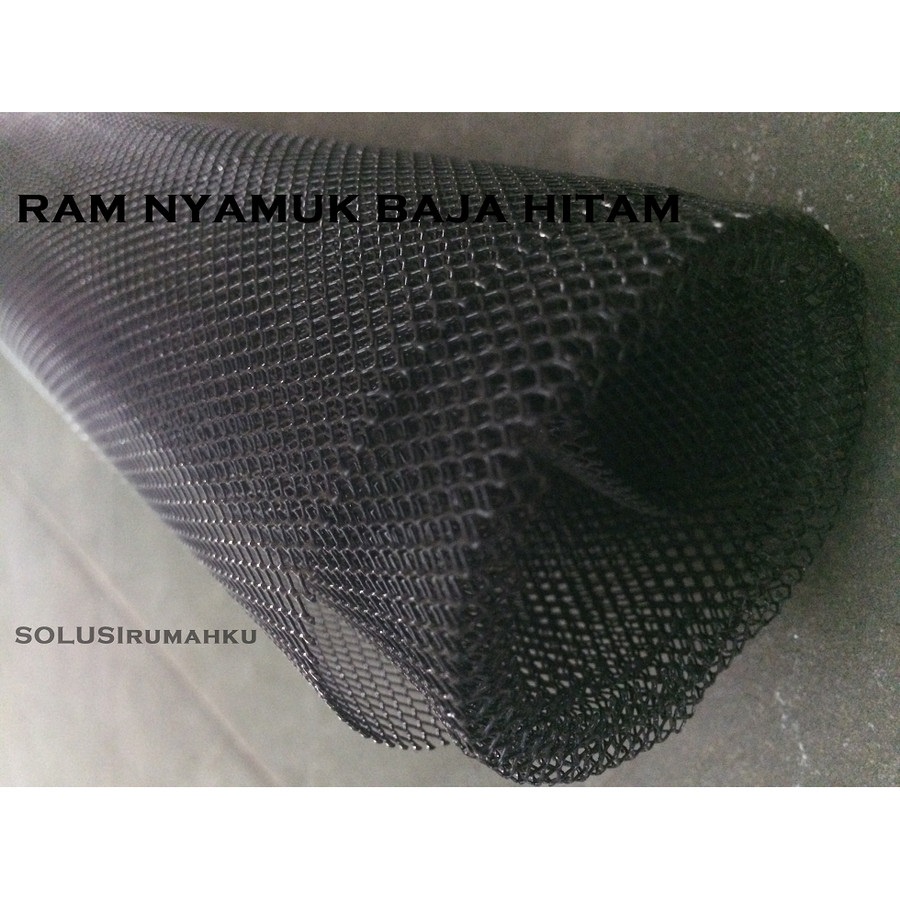 Jual PER 50 CM RAM NYAMUK BAJA HITAM KAKU / KAWAT KASA PINTU JENDELA ...