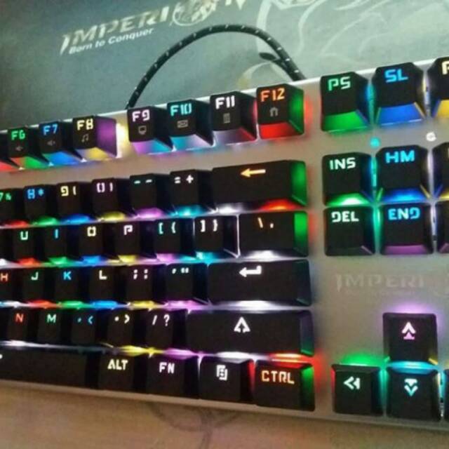 Jual Keyboard gaming imperion rgb 7 mechanical 78 keys | Shopee Indonesia
