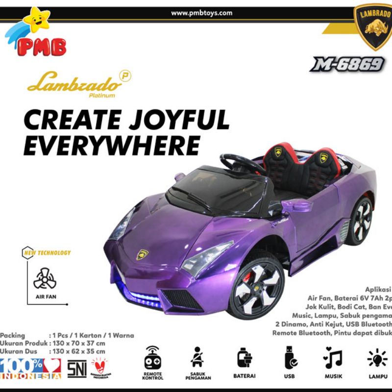 Jual mobil aki lamborgini mobil remote | Shopee Indonesia