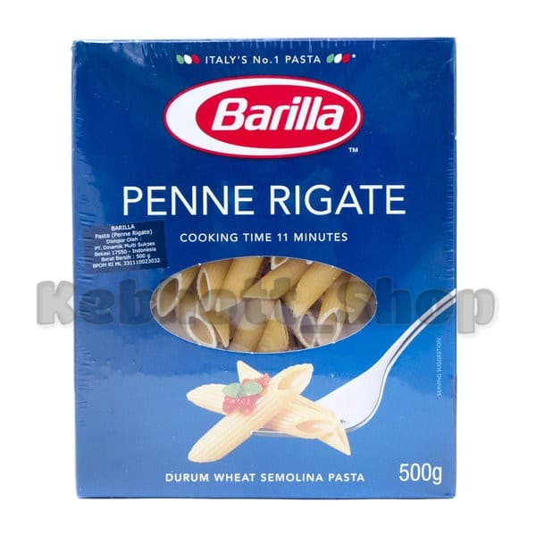 Jual Barilla Pasta Penne Rigate 500gr | Barila | Macaroni | Spaghetti ...