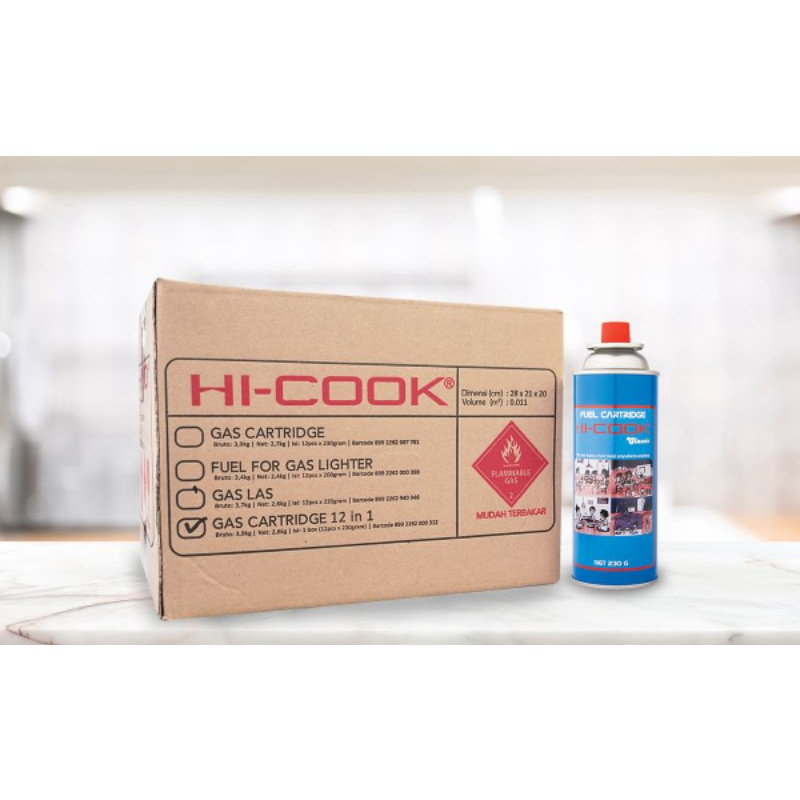 Jual Gas Cartridge Hi Cook 12in1/Gas Portable Hi Cook 12in1 | Shopee ...