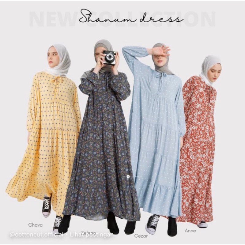 Jual Shanum dress zelene by cottoncut | Shopee Indonesia