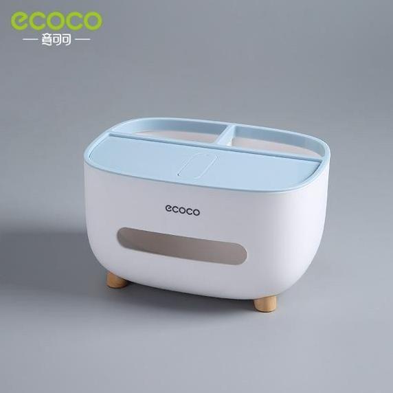 Jual Terlaris! Tempat Tissue Anti Slip Ecoco / Tissue Box Ecoco - Biru | Shopee Indonesia