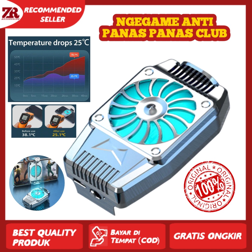Jual Fan Cooler Radiator Pendingin Hp Gaming Gamepad Cooler Hp Android ...