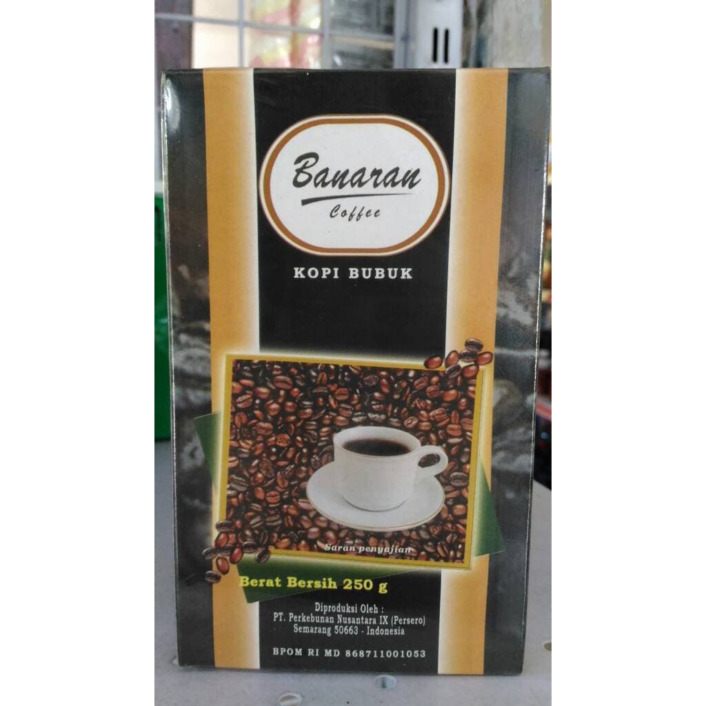 Jual Banaran Coffee 250 gram - Kopi Bubuk Robusta Mantap Semarang ...