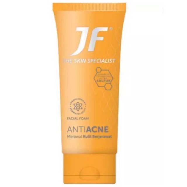 Jual JF Sulfur Facial Foam 70gr | Shopee Indonesia