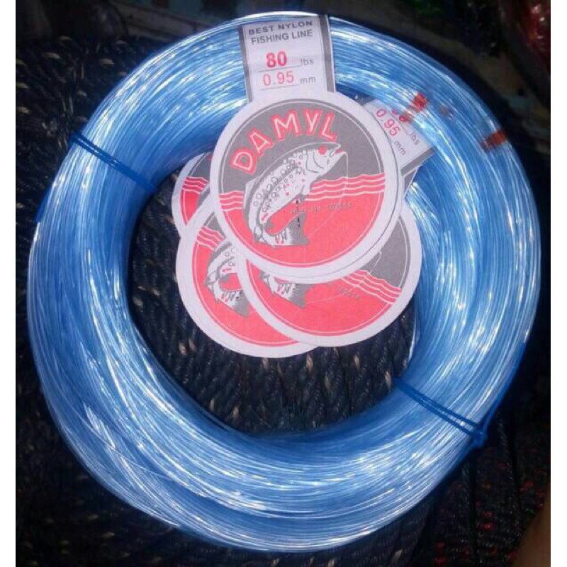 Jual Senar Damyl Biru dan Hijau Ukuran 80lb, Diameter 0.95mm, 1 bungkus ...