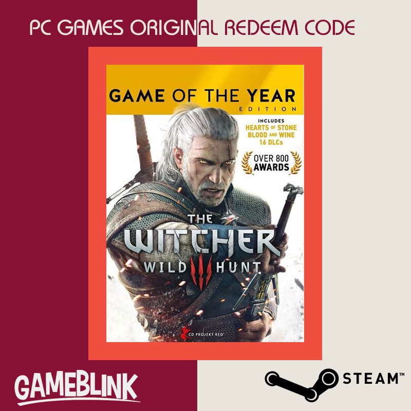 Jual The Witcher 3 Wild Hunt GOTY PC Steam CD Key | Shopee Indonesia