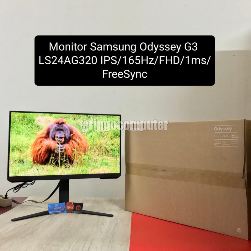 Jual Monitor Samsung Odyssey G3 LS24AG320 IPS/165Hz/FHD/1ms/FreeSync ...
