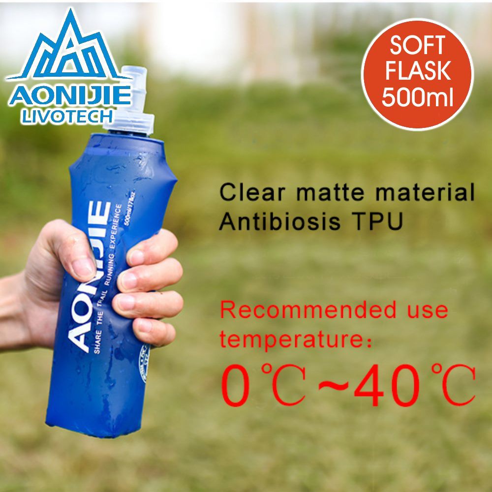 Jual AONIJIE Soft Flask 500ML Botol Minum Lari Trail Water Sport Bottle ...
