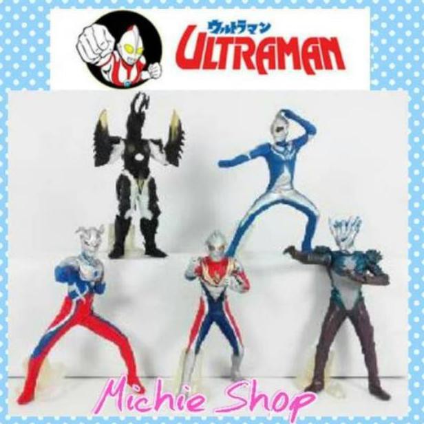 Jual Figure Ultraman 5 Pcs Set King A B C D E F Ultra King Taro Seven ...