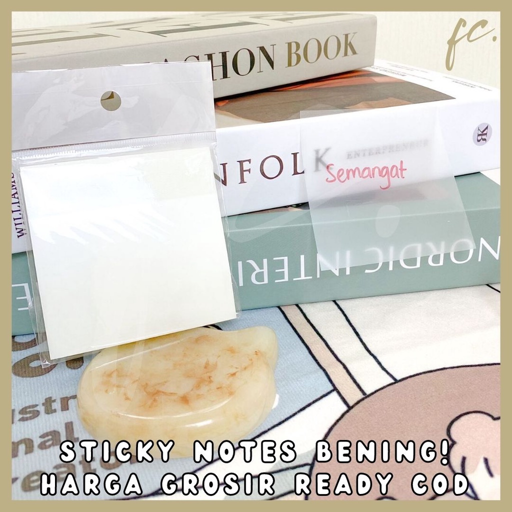 Jual Sticky Notes / Memo Stick Marker Slim Pembatas Buku 7.6 x 7.6 cm ...