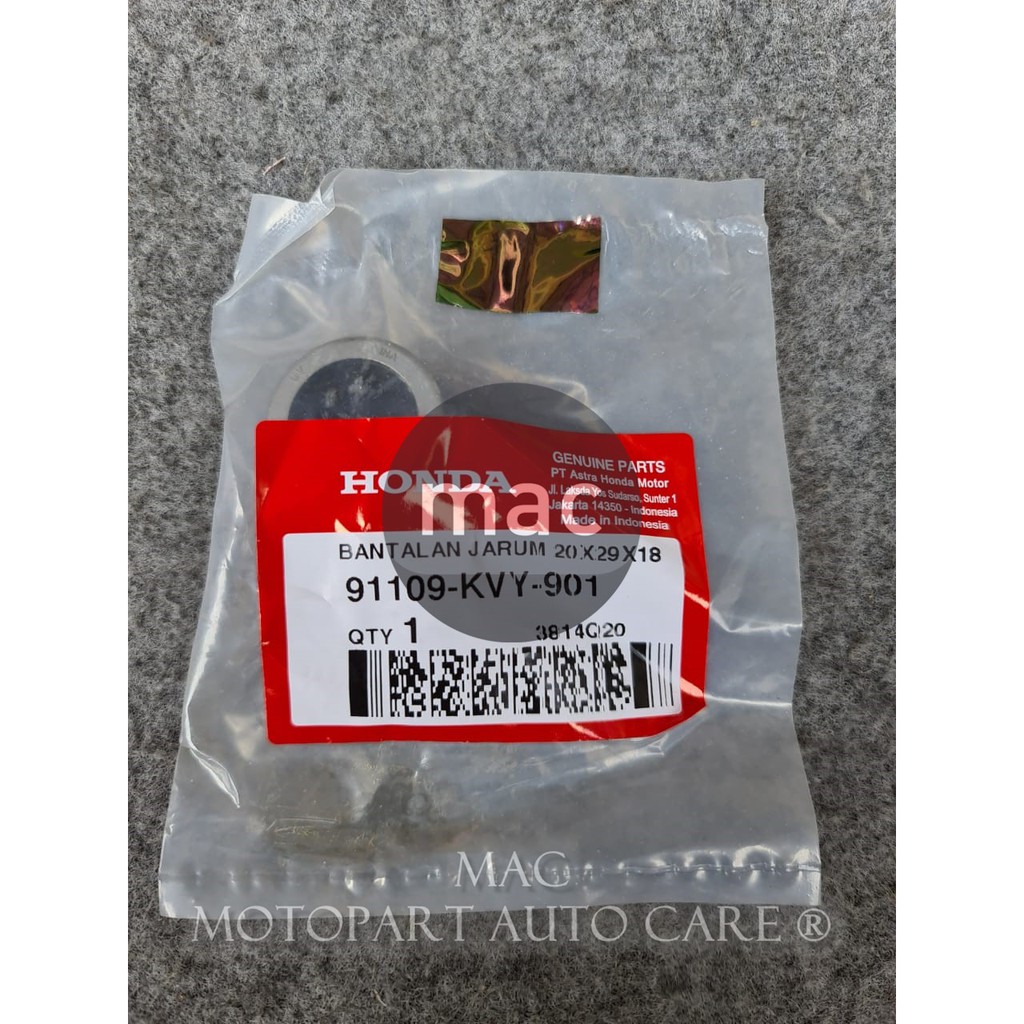 Jual BEARING NEEDLE 20X29X18 BAMBU PULY VARIO BEAT ORI AHM 91109-KVY ...