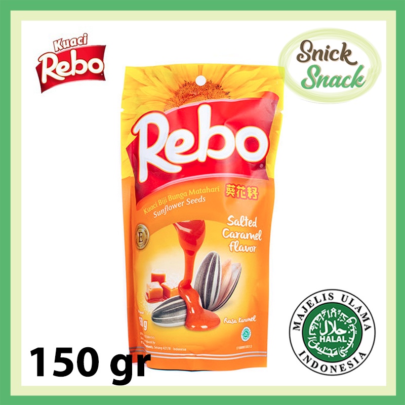 Jual Kuaci Rebo Salted Caramel 150 Gr Kwaci Rasa Karamel Asin Snack