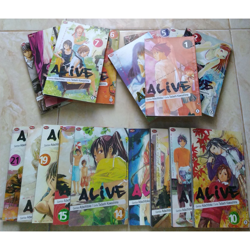 Jual Obral Komik Dewasa "Alive" 1-15, 19-21 Volumes | Shopee Indonesia