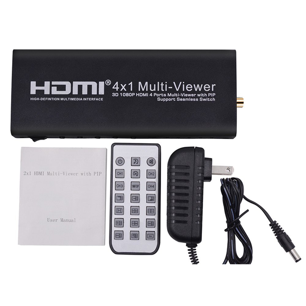 Jual HDMI multi Viewer 4x1 multiview Seamless switcher | Shopee Indonesia