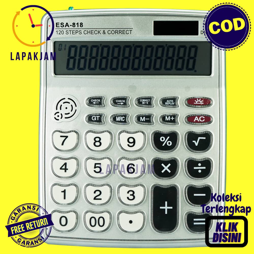 Jual Kalkulator Basic Function Peralatan Kantor Modern Bagus Tombol ...
