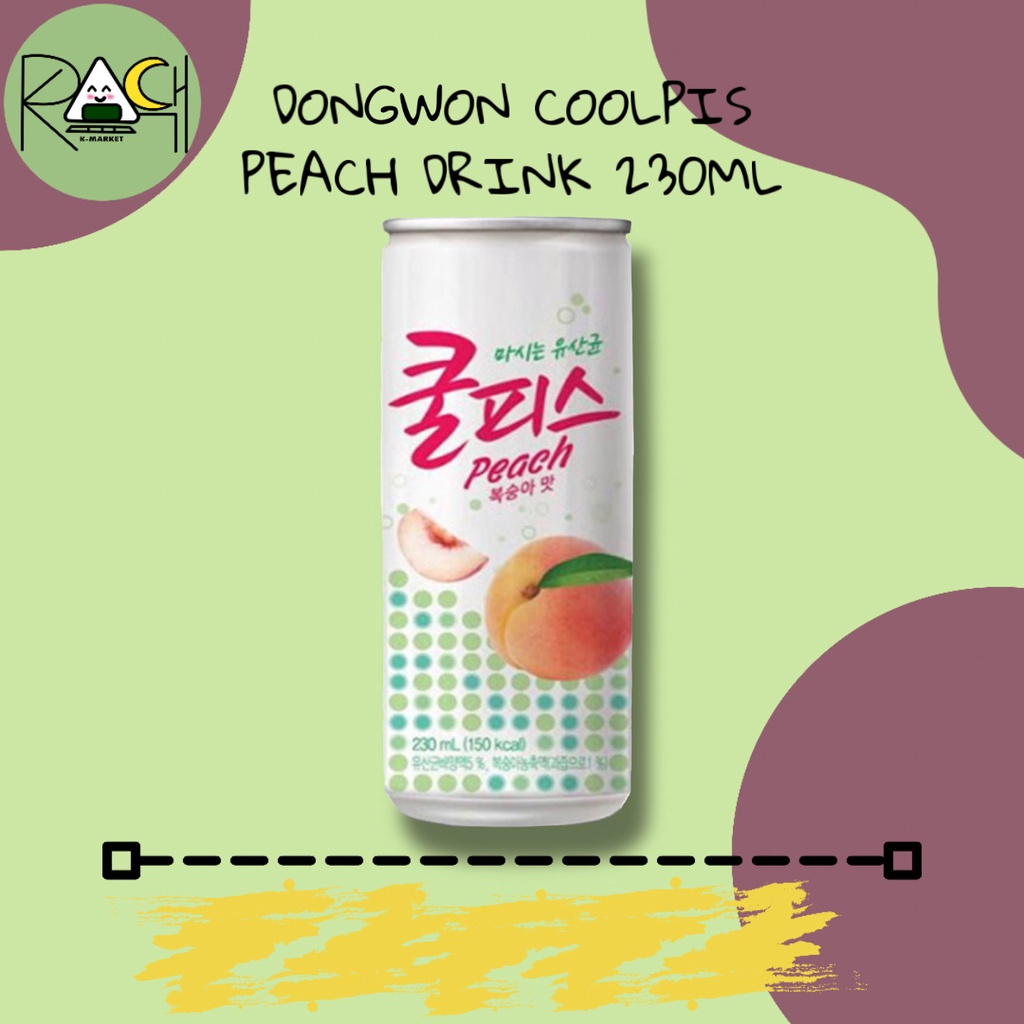Jual Dongwon Coolpis Drink Can 230ml - Minuman Rasa Peach dan Pineapple - Made In Korea | Shopee ...