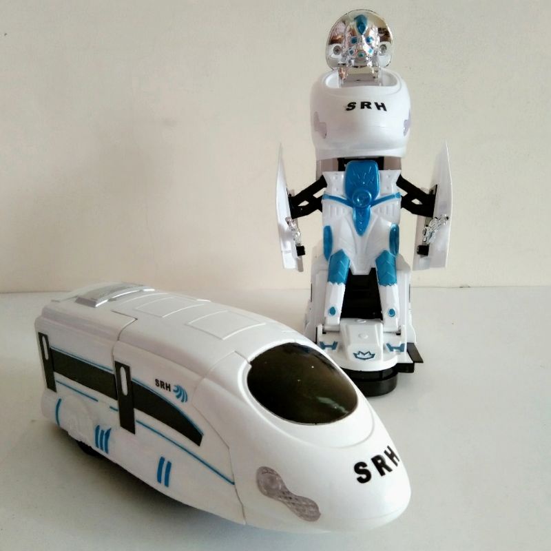 Jual Mainan Robot Kereta Transformer Train Warrior | Shopee Indonesia