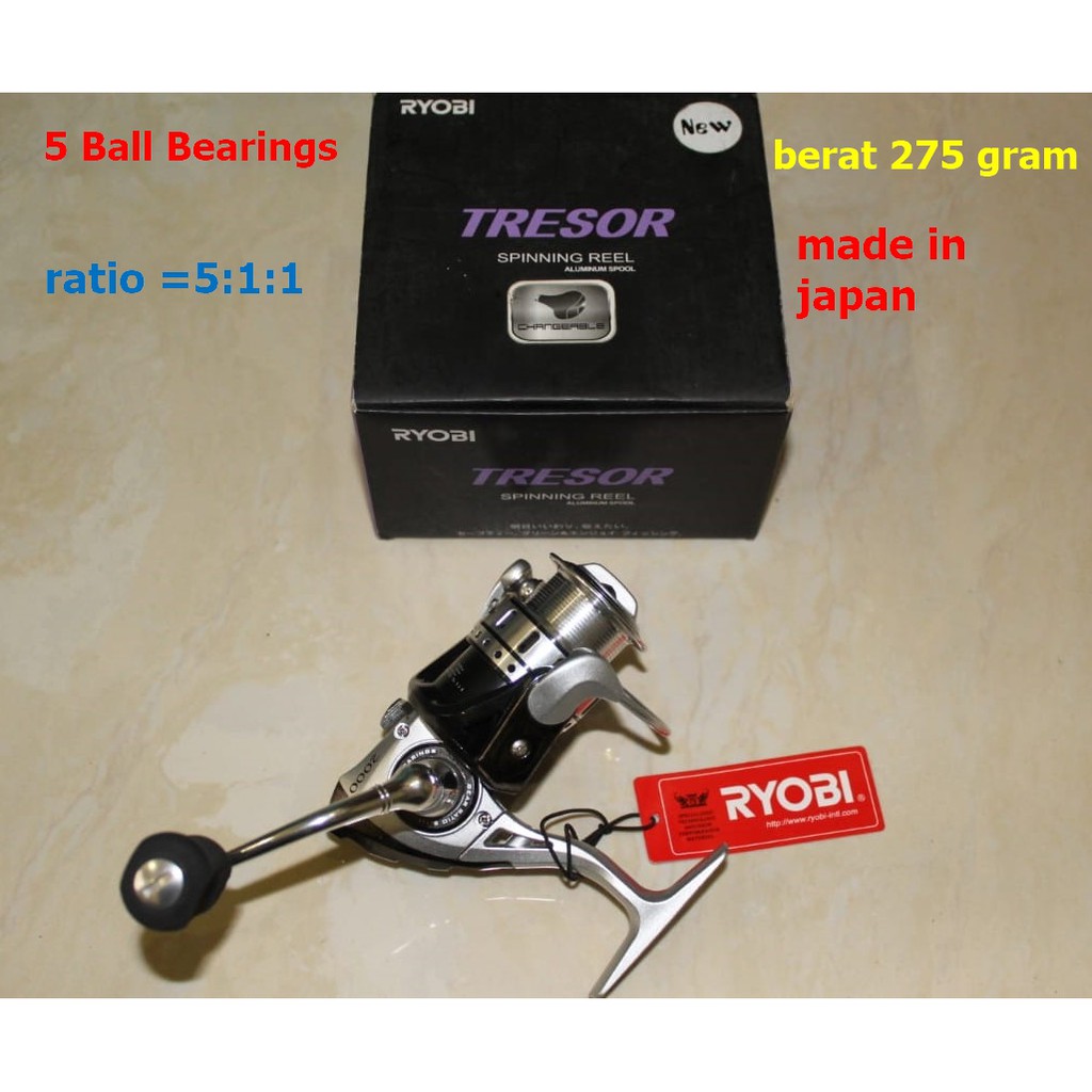 Jual Reel Ryobi Tresor 2000 Made In japan | Shopee Indonesia