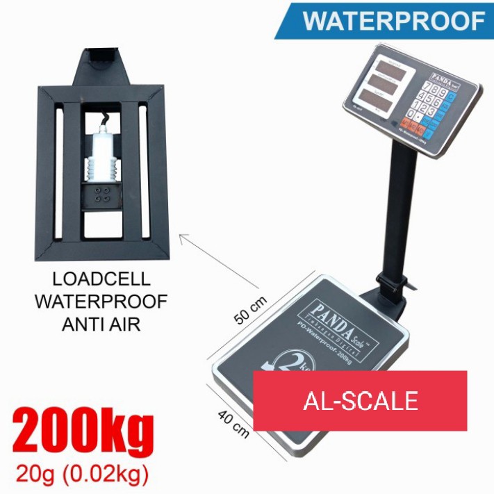 Jual Timbangan Duduk Digital PANDA SCALE 200kg x 0.01kg Waterproof Anti Air | Shopee Indonesia