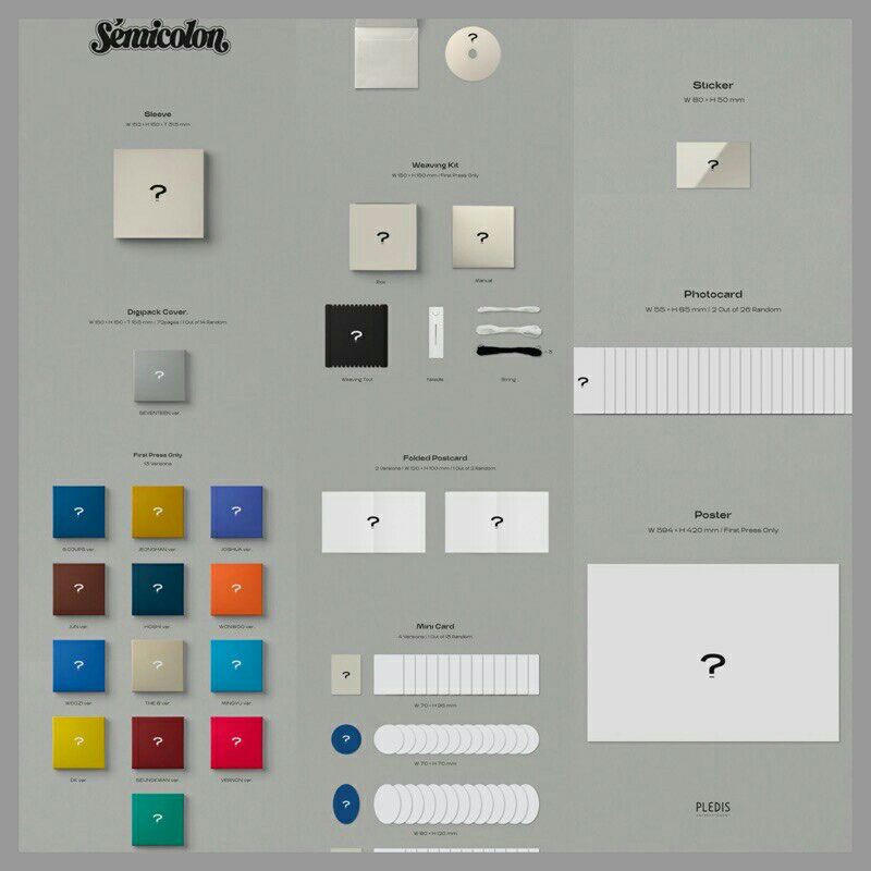 Jual PELUNASAN ALBUM SVT SEMICOLON | Shopee Indonesia