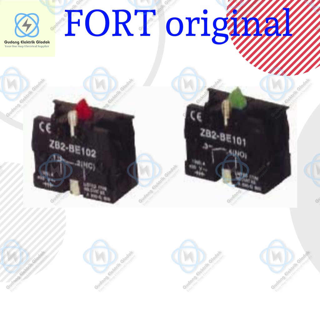 Jual CONTACT BLOCK FOR LAY5 ; LAY5-BE101 & LAY5-BE102 ; FORT | Shopee ...