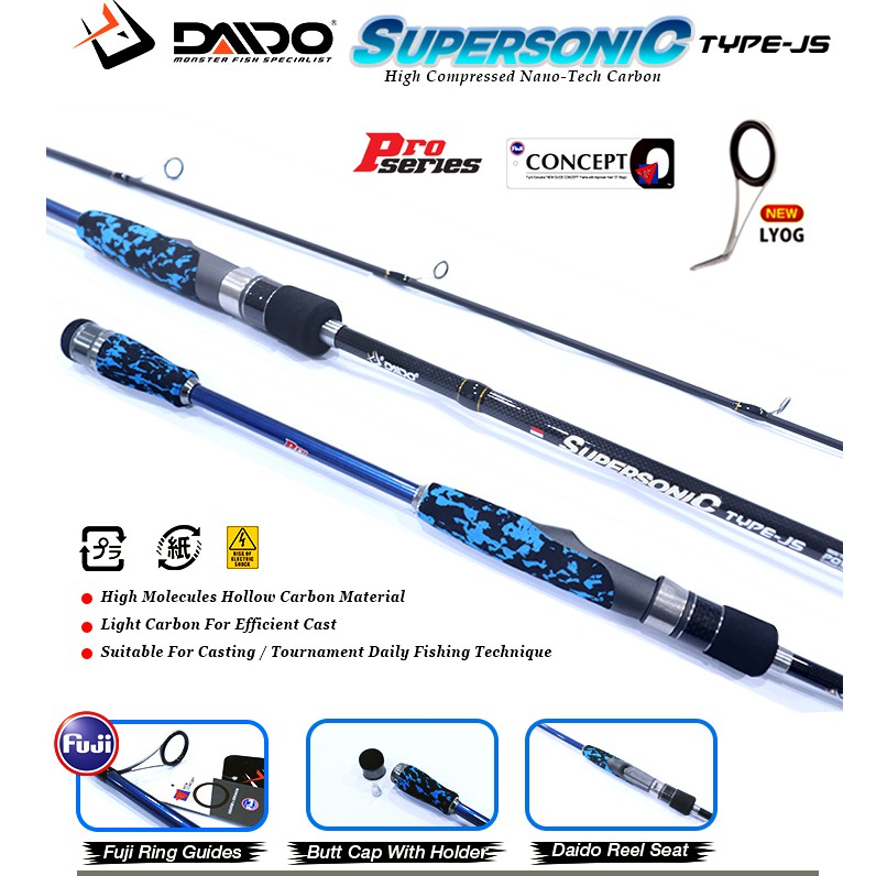 Jual JORAN PANCING DAIDO SUPERSONIC PRO JS CARBON 180CM | Shopee Indonesia