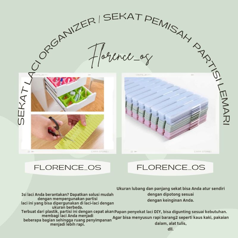 Jual Sekat Laci Organizer / Sekat Pemisah Partisi Lemari | Shopee Indonesia