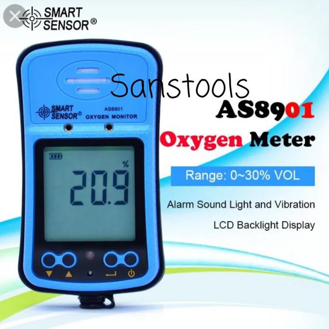 Jual Smart sensor AS8901 Gas monitoring oxygen detector AS-8901 ...