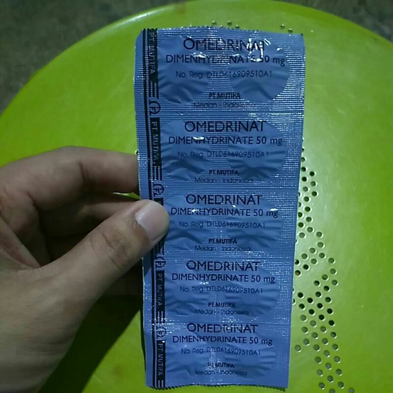 Jual OMEDRINAT (Obat Mual, Muntah, Vertigo, Mabuk Perjalanan) | Shopee ...