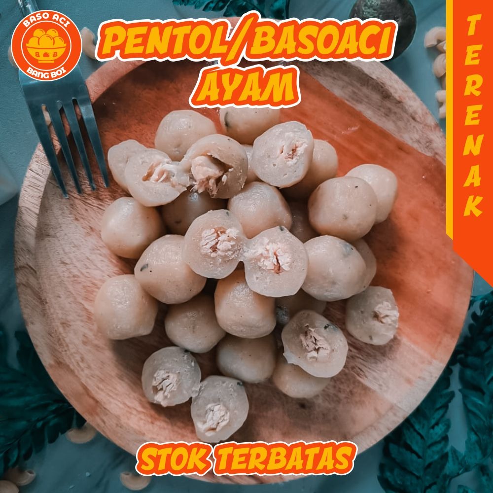 Jual PENTOL ACI / BASO ACI MENTAH BANGBOI MINIMAL PEMBELIAN 20Biji ...