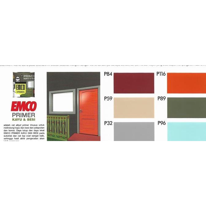 Jual Primer Besi Anti Karat Emco PKB - 1kg Cat Dasar BEST DEAL | Shopee Indonesia