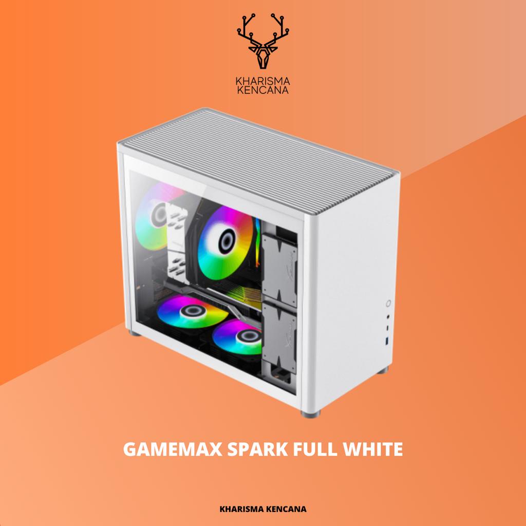 Jual CASING GAMEMAX SPARK FULL WHITE / SPARK BLACK | Shopee Indonesia