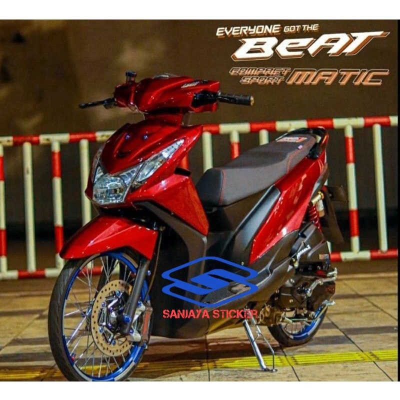 Jual Stiker Skotlet Motor Merah Candy Metalic | Shopee Indonesia