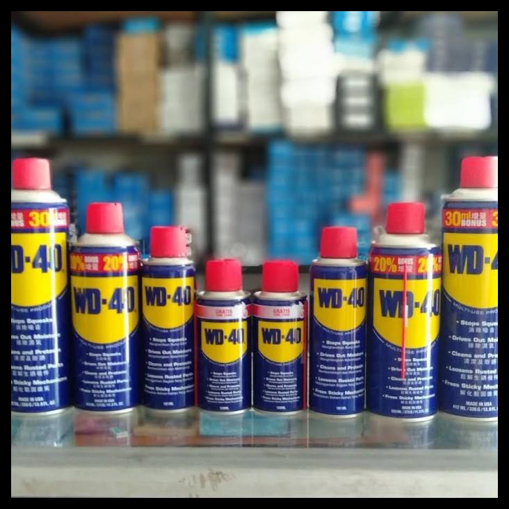 Jual WD40 WD-40 WD 40 Pelumas Anti Karat Penetrating Oil 120ml / 333ml / 412ml | Shopee Indonesia