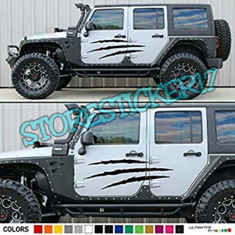 Jual STIKER MOTIF CAKARAN MOBIL STICKER MOBIL JEEP JIMNY NAVARA RANGER ...