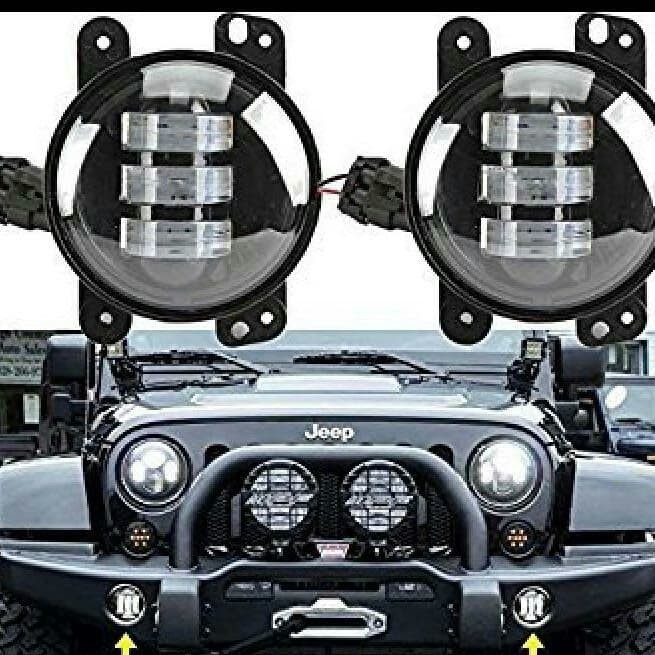 Jual jeep wrangler rubicon fog lamp depan LED | Shopee Indonesia