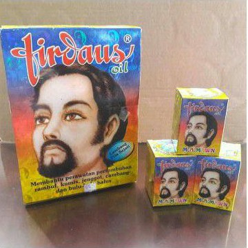 Jual FIRDAUS OIL Obat Minyak Penumbuh Rambut Botak Pitak Jenggot Kumis ...