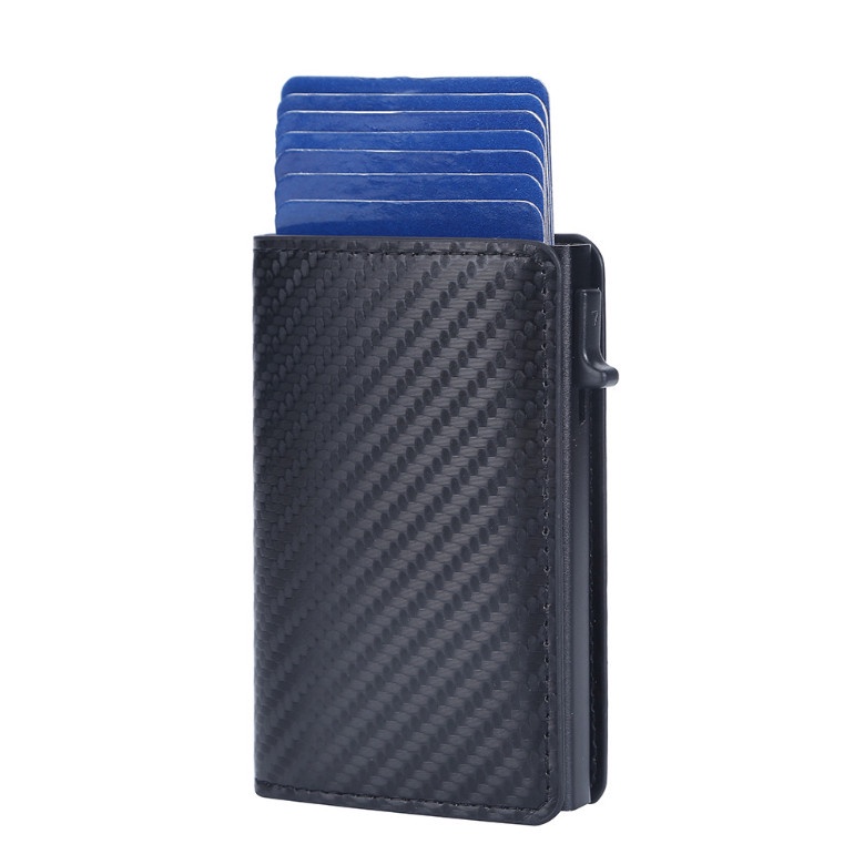 Jual Dompet Kartu Pria Kulit Baellerry RFID Anti Theft Card Premium ...