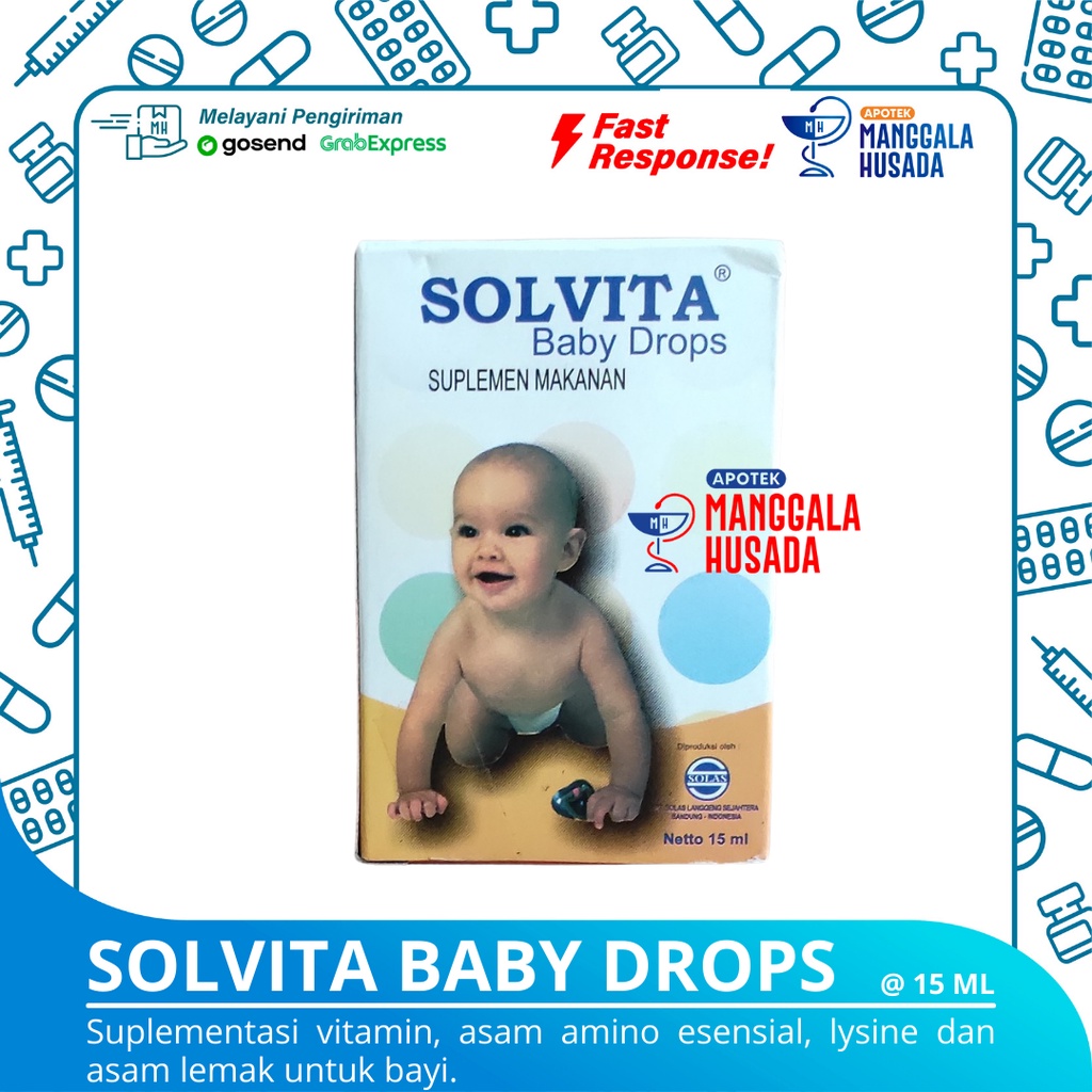 Jual SOLVITA BABY DROPS SUPLEMEN BAYI @ 15 ML | Shopee Indonesia