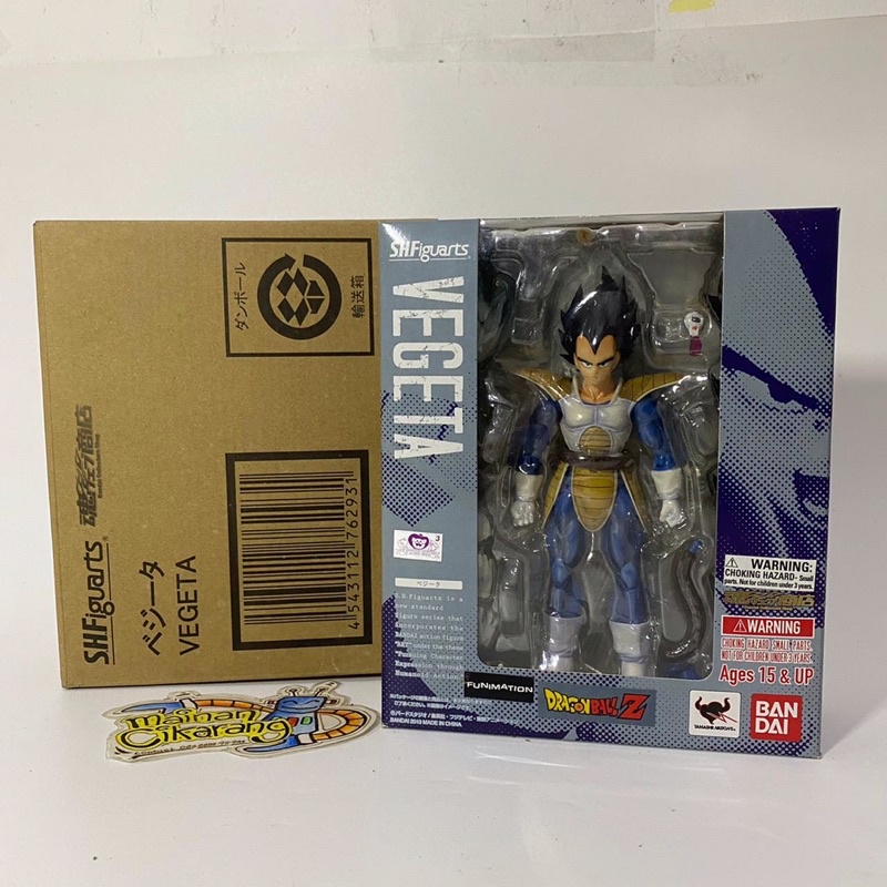 Jual SHF Dragon Ball Vegeta Scouter First Release Edition MIB Mainan ...