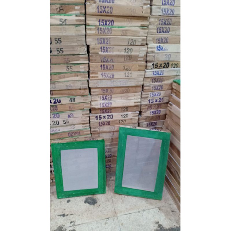 Jual SCREEN SABLON 15x20 T.48,T.54/55, T. 61, T.77, T90 PUTIH | Shopee ...